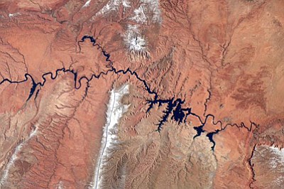 NASA takes picture of Grand Canyon from space | Williams-Grand Canyon ...