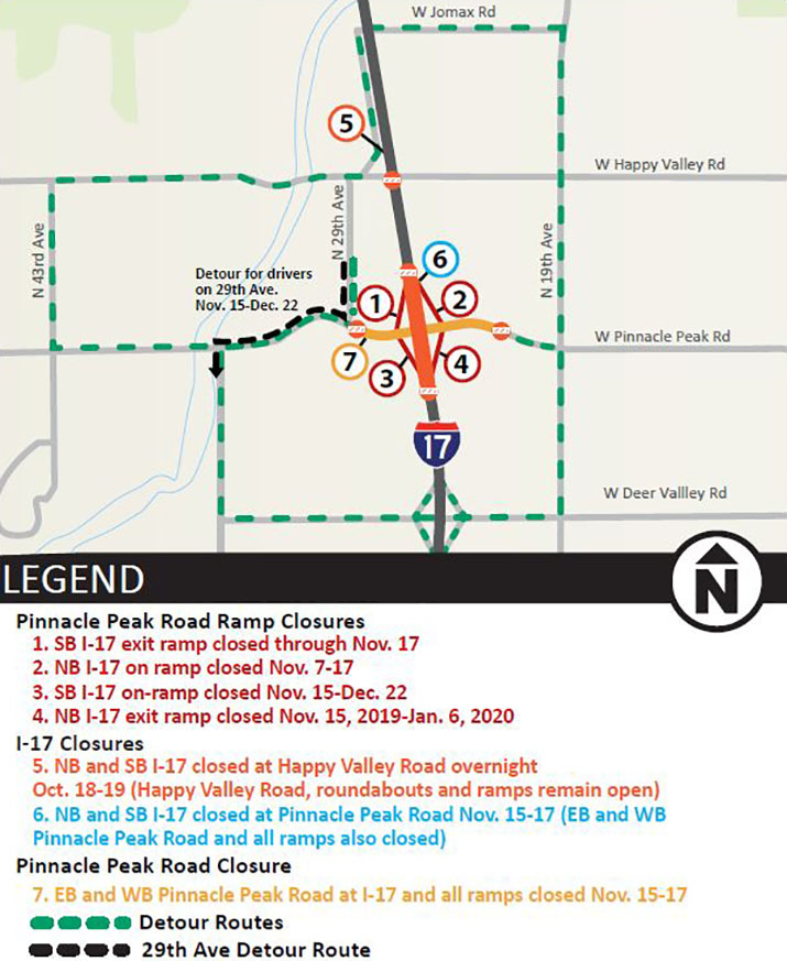 Plan on I-17 closure if heading to Phoenix this weekend | The Daily ...