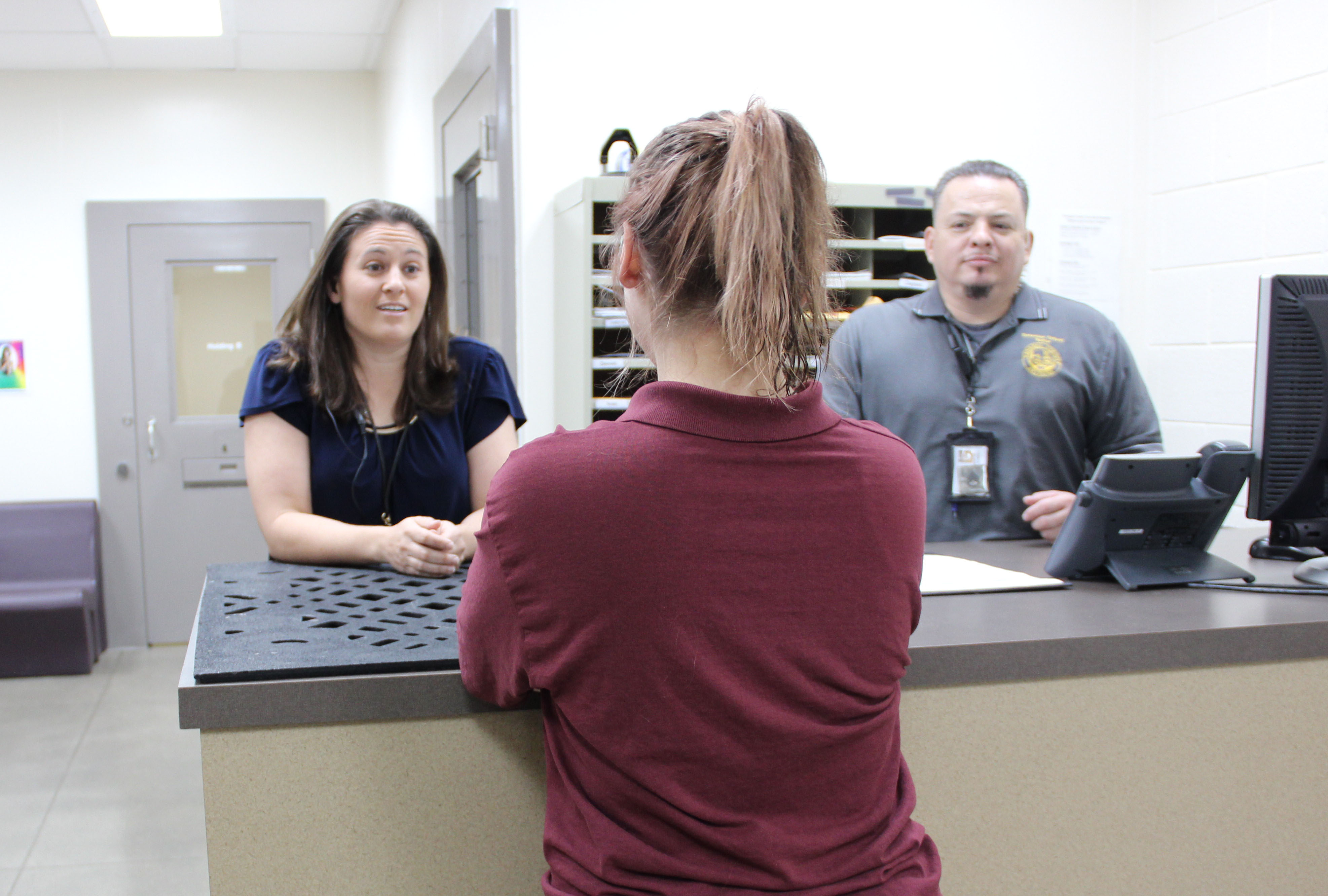Juvenile Probation Officer At Work