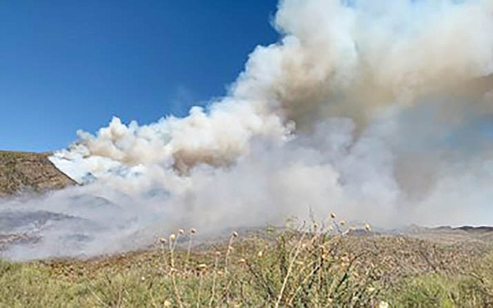 Bumble Bee Fire affecting smoky appearance of Verde Valley sky | The ...