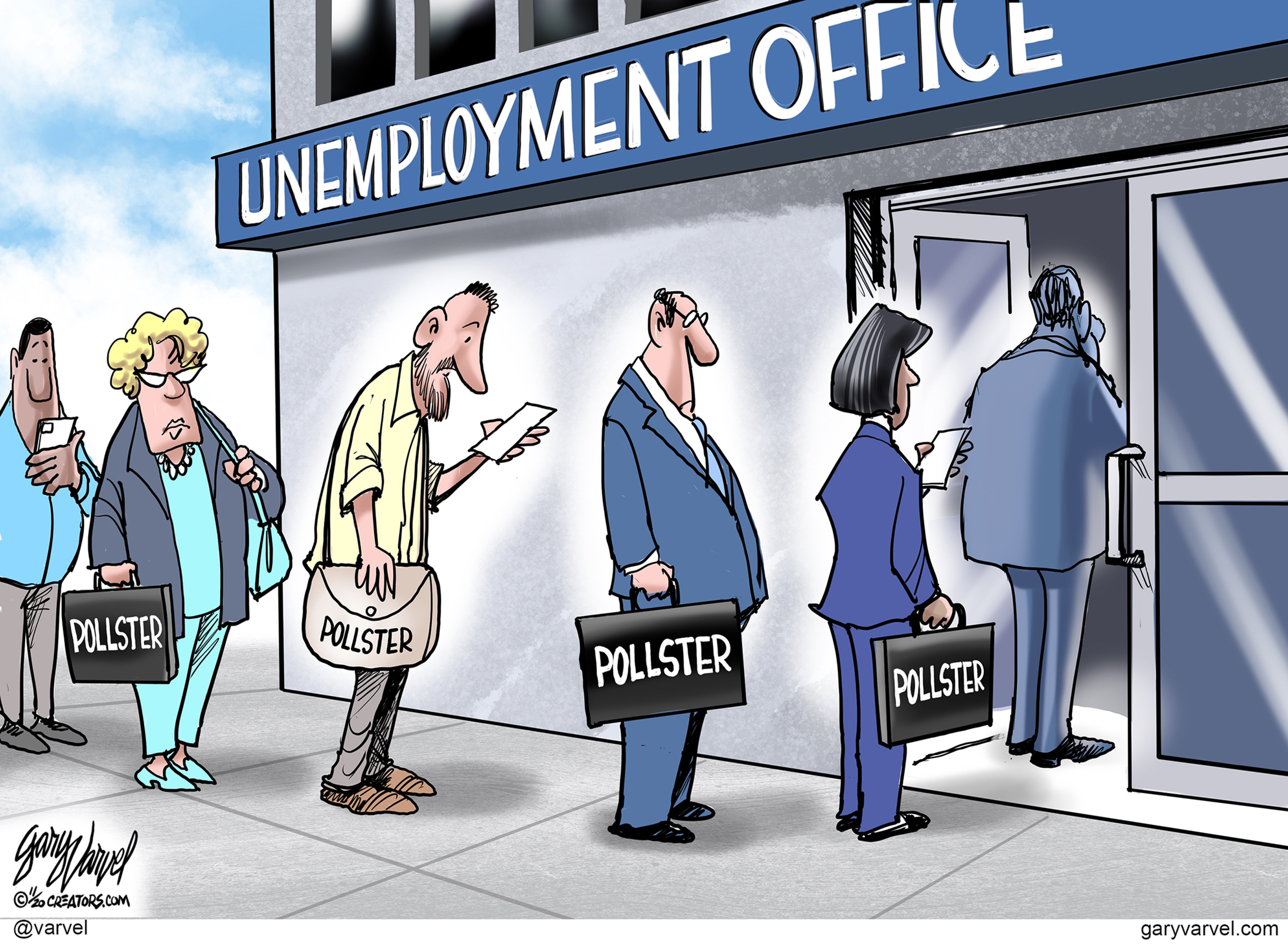 Unemployment Office Cartoon